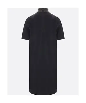 Brunello Cucinelli Monili Chain Detail Midi Dress