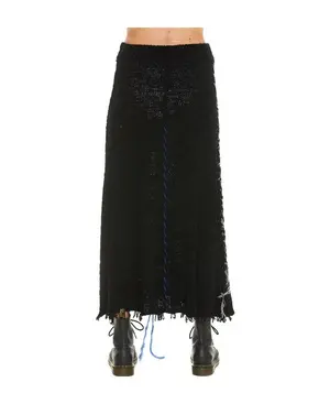 THE ROW Knitted High Waist Skirt