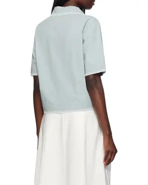 HOLZWEILER Gorti" Embroidered Short-sleeve Shirt