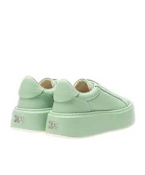 Casadei I-box Platform Low-top Sneakers - Sage