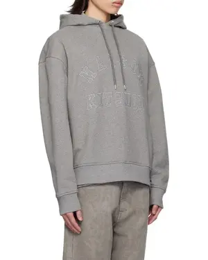 Maison Kitsuné Logo Patch Drawstring Hoodie