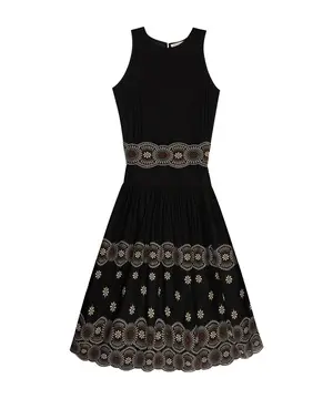 Vanessa Bruno Embroidered Dress - Black