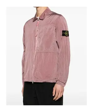 Stone Island Zip Pocket Jacket - Brown