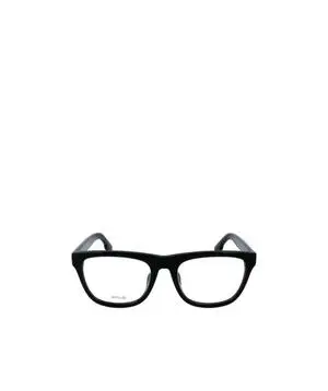 Kenzo Logo Flat Mirror Eyeglasses - Black