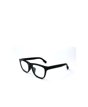 Kenzo Logo Flat Mirror Eyeglasses - Black