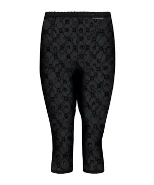 MARINE SERRE Monogram Mesh Capri Pants