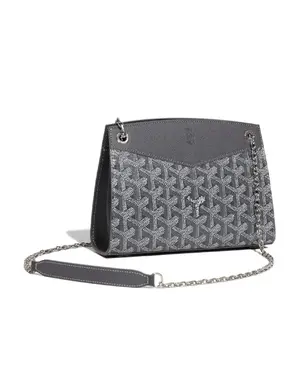 Goyard Printed Shoulder Bag With Chain Strap
