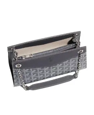 Goyard Printed Shoulder Bag With Chain Strap