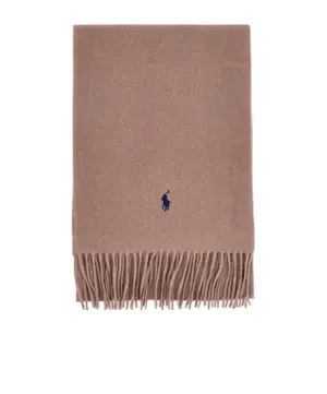 Polo Ralph Lauren Fringed Scarf - Brown