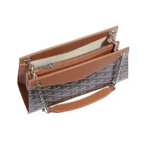 Goyard Printed Shoulder Bag With Chain Strap