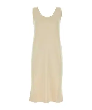 THE ROW Sleeveless Round Neck Dress
