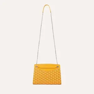 Goyard Small Patterned Shoulder Bag With Chain Strap