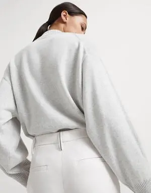 Brunello Cucinelli Monili Embellished Straight Leg Trousers