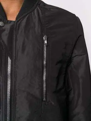 Rick Owens Wool Long Pilot Jacket