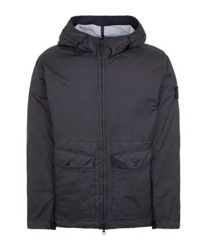 Stone Island Membrana 3l Tc Hooded Jacket - Blue