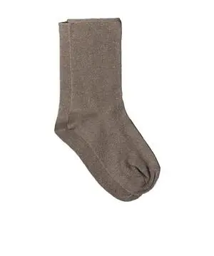 Brunello Cucinelli Glittered Ankle Socks - Gray
