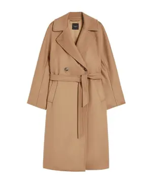 Max Mara Long-sleeved Double-breasted Coat