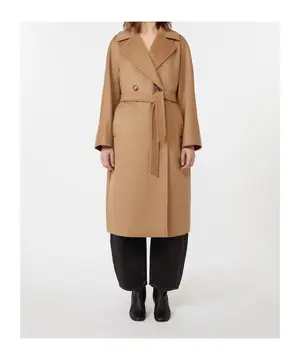 Max Mara Long-sleeved Double-breasted Coat