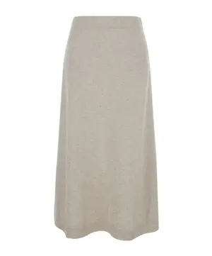 Brunello Cucinelli Mid-rise A-line Skirt