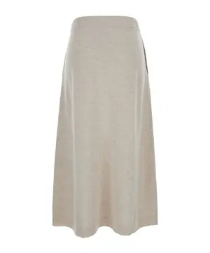 Brunello Cucinelli Mid-rise A-line Skirt