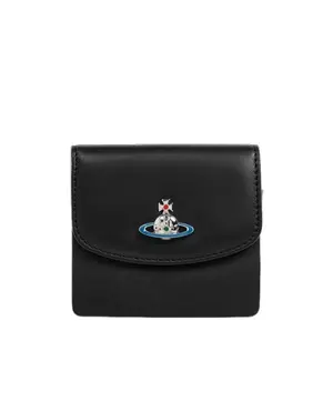 VIVIENNE WESTWOOD Orb Plaque Bifold Wallet - Black