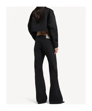 Balenciaga Cropped Tracksuit Jacket With High Collar And Zip Closure