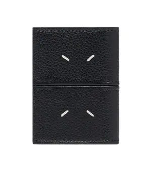 MAISON MARGIELA Textured Bifold Wallet - Black