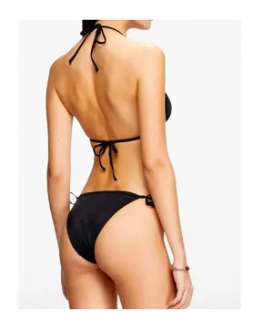 DIESEL® Elettra-dnm Tie-side Bikini - Black