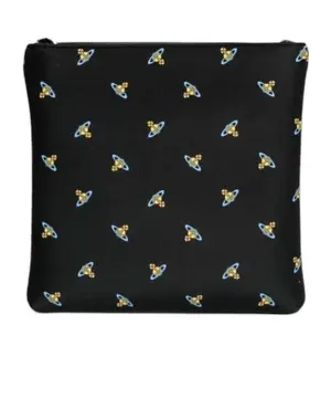 VIVIENNE WESTWOOD Saturn Logo Shoulder Bag