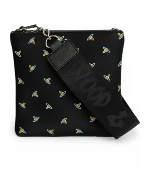 VIVIENNE WESTWOOD Saturn Logo Shoulder Bag