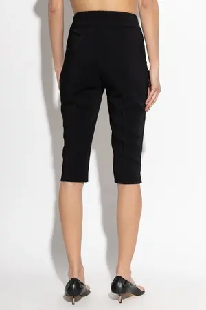 RÓHE Tailored Knee-length Shorts With Front Pleats And Slit