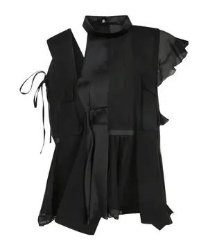 Sacai Sleeveless Blouses