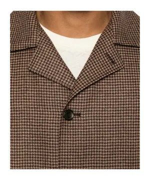 Tagliatore Houndstooth Pattern Casual Jacket