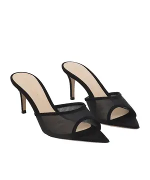 GIANVITO ROSSI 70mm Dorotea Mesh Heeled Mules