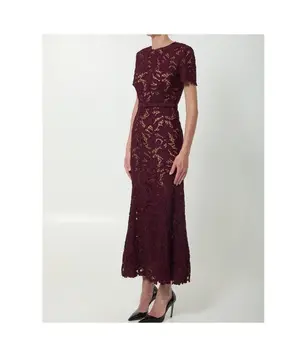 SELF-PORTRAIT Lace Midi Dress