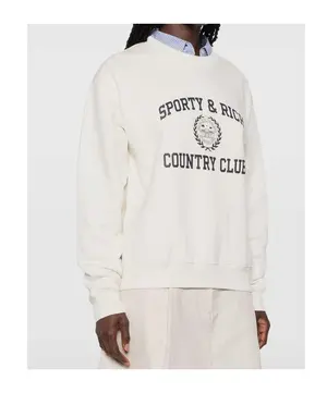 SPORTY  RICH Sporty & Rich Crew Neck Sweatshirt