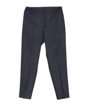 Tagliatore Tailored Trousers With Belt Loops - Black