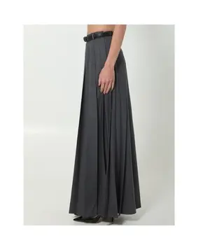 SELF-PORTRAIT Pleated Maxi Skirt