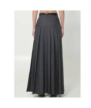 SELF-PORTRAIT Pleated Maxi Skirt