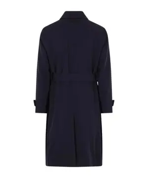 LARDINI Single-breasted Belted Coat