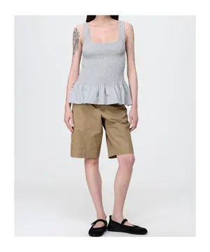 Dries Van Noten Square Neck Pleated Vest