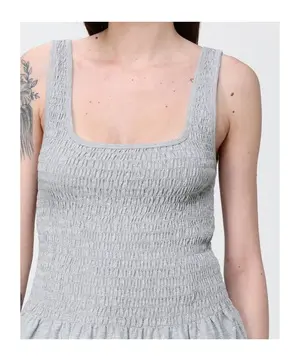 Dries Van Noten Square Neck Pleated Vest - No