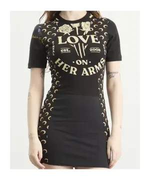 MARINE SERRE Graphic Printed Mini Dress