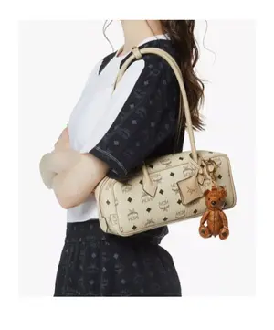 Mcm Aren Visetos Shoulder Bag