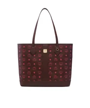 Mcm Liz Shopper In Visetos Monogram