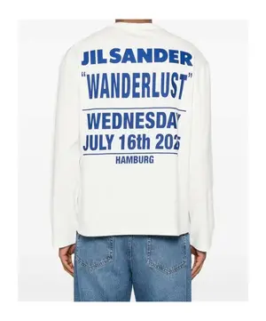 JIL SANDER Photograph-print Long-sleeve T-shirt