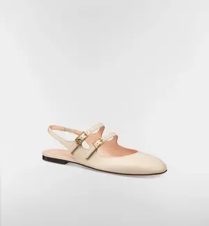 Dior Cherie Slingback Flat With Cd Buckle