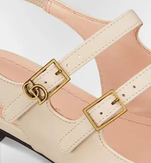 Dior Cherie Slingback Flat With Cd Buckle