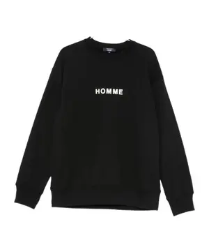 Comme Des Garçons Logo-print Sweatshirt - Black