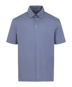 Zegna Textured Cotton Polo Shirt - No